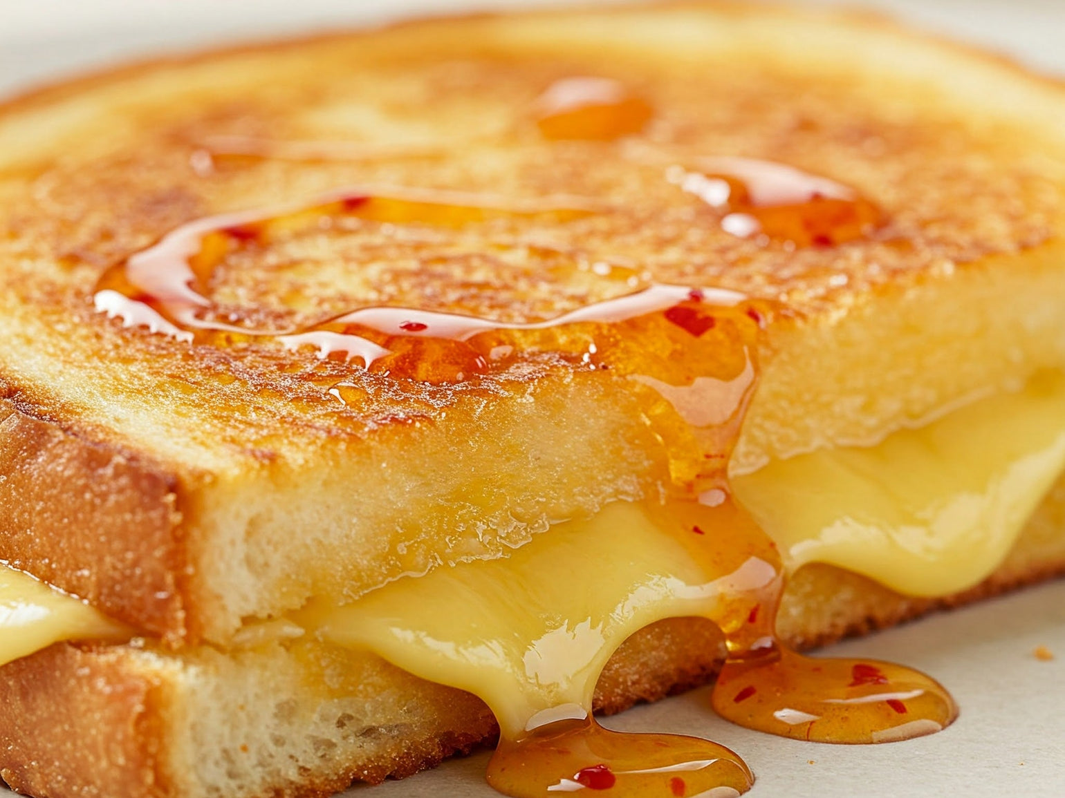 Hot Honey Cheese Toastie - A Sweet & Spicy Twist on Comfort Food – Hot ...